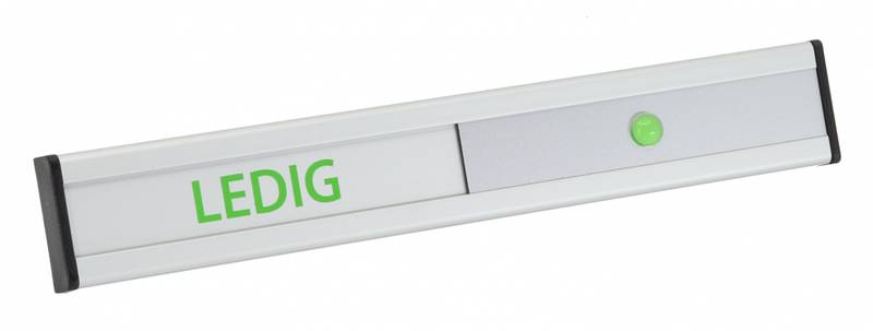 Ledig - Opptatt skilt for vegg - JA Skilter AS